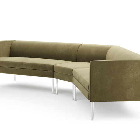 Angle V-Sectional with Tube Legs by TRNK | Custom Furniture | TRNK
