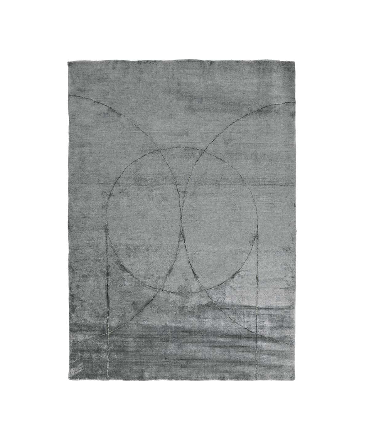 Circulus Rug in Grey by Linie | Quality Handwoven Rugs | TRNK